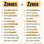 Zeroes or Zeros: The Correct Plural and How to Use It - grammarcorners.com
